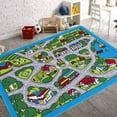 Kids Car Road Rugs City Map Play mat for Classroom/Baby Room Non-Slip ...