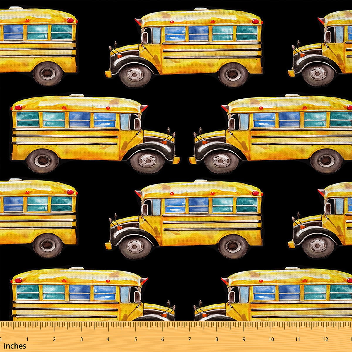 Car Upholstery Fabric Cartoon Bus Car Indoor Outdoor Fabric Teens ...
