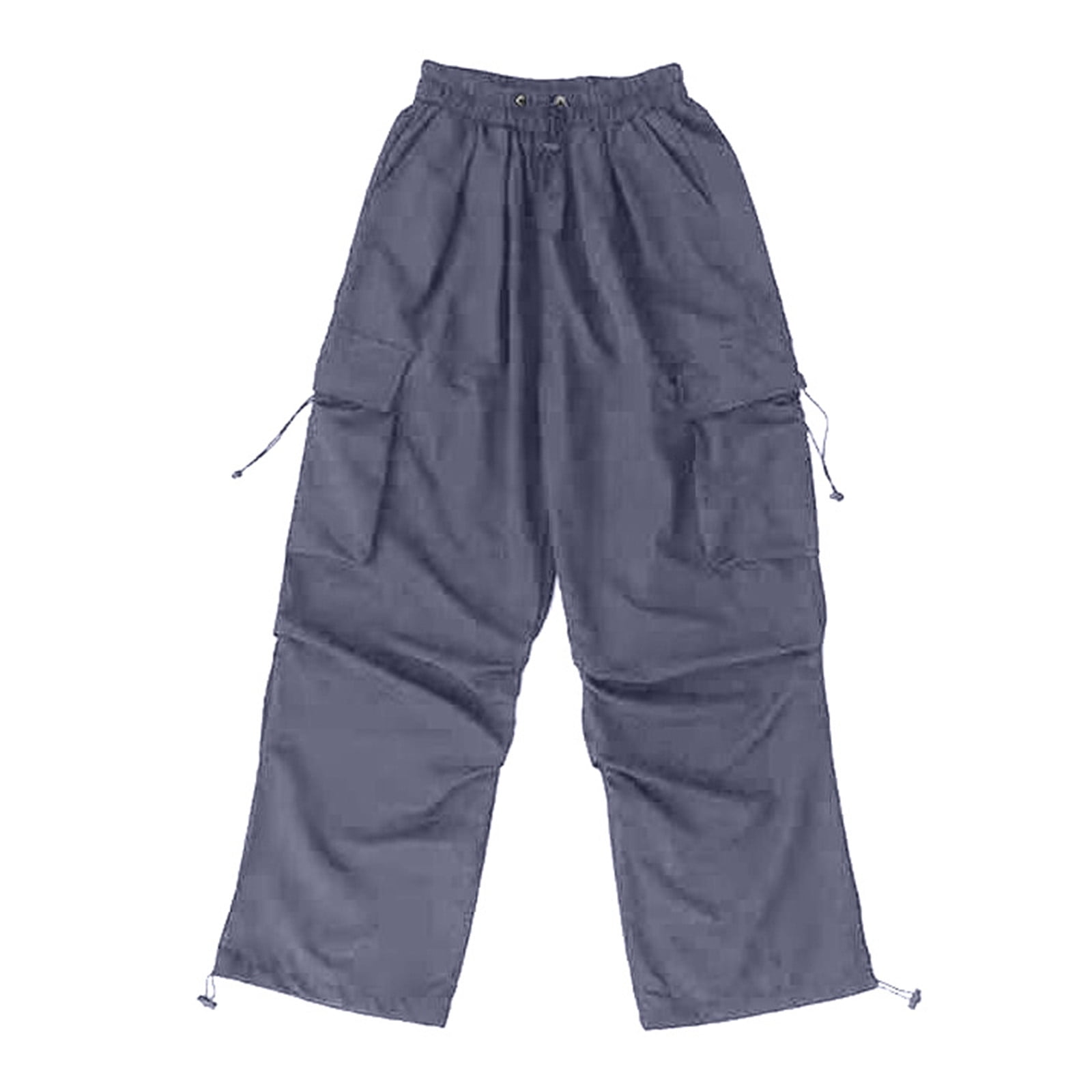 Kids Cargo Pants Girls Stretch Elastic Waist Cargo Joggers With Pocket ...