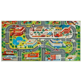 Toyvelt Kids Educational City Life Play Mat - Toddler Toy Trucks ...