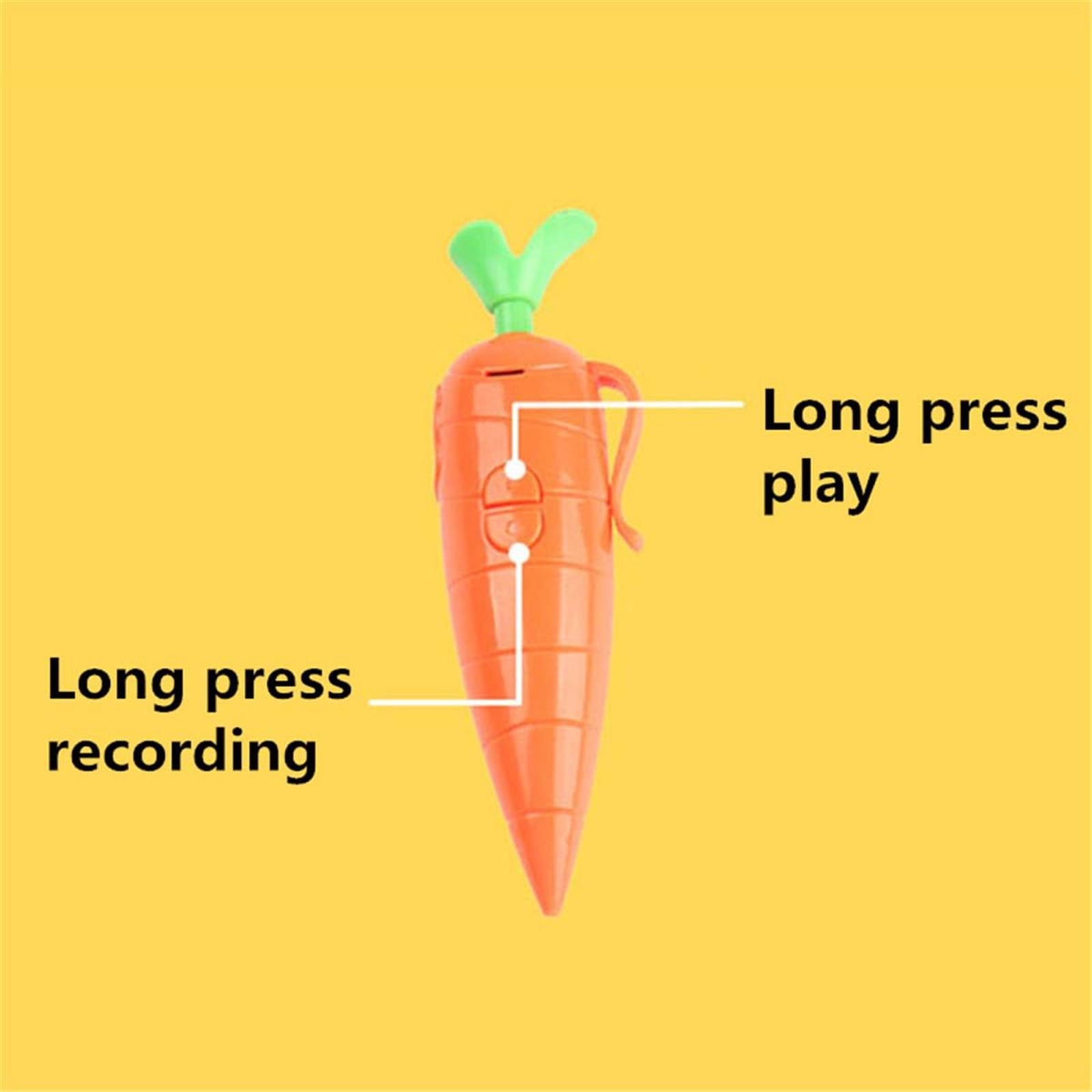 Kids Carrot Recorder Pen Toy Ballpoint Writing Instrument With 20 ...