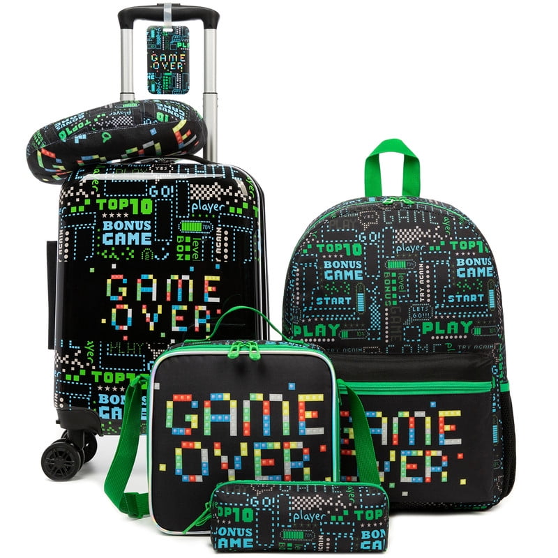 Kids Carry on Luggage Sets for Boys Hardshell Suitcases with Wheels ...