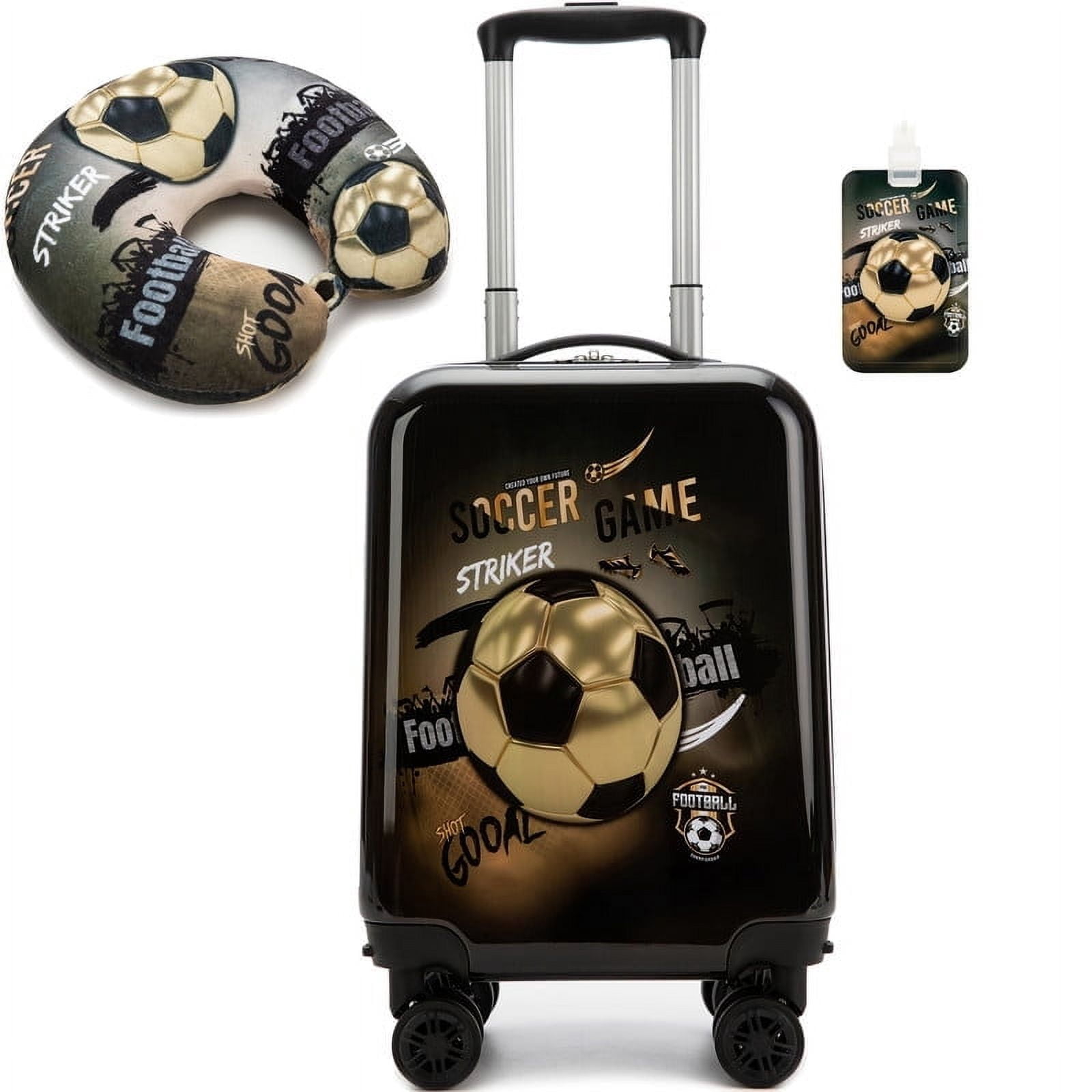 MYHSBYO Kids Carry On Luggage 2 Piece Hardshell Suitcases with Wheels ...