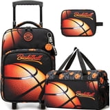 Kids Carry on Luggage Sets Rolling Suitcases with Wheels for Boys ...