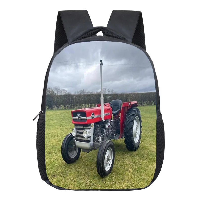 Kids Cartoon Agricultural Tractor Schoolbag Boy Girl Funny Play ...