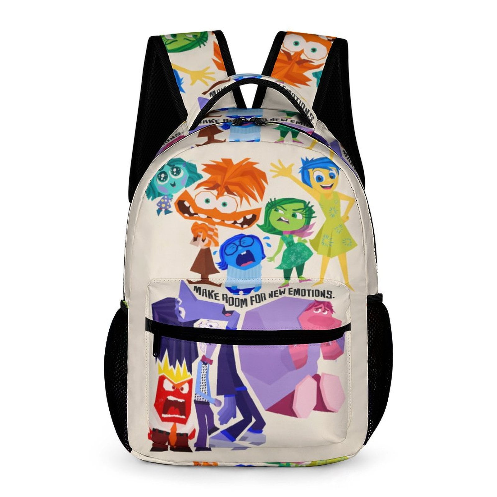 Kids Cartoon Backpacks Inside-out 2 Novelty 3D Printed Laptop Backpack ...