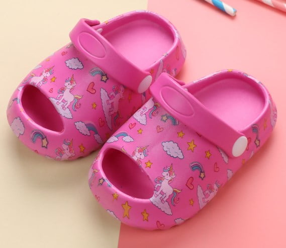Kids Cartoon Cute Clogs Slides Sandals Summer Outdoor Beach Pool ...
