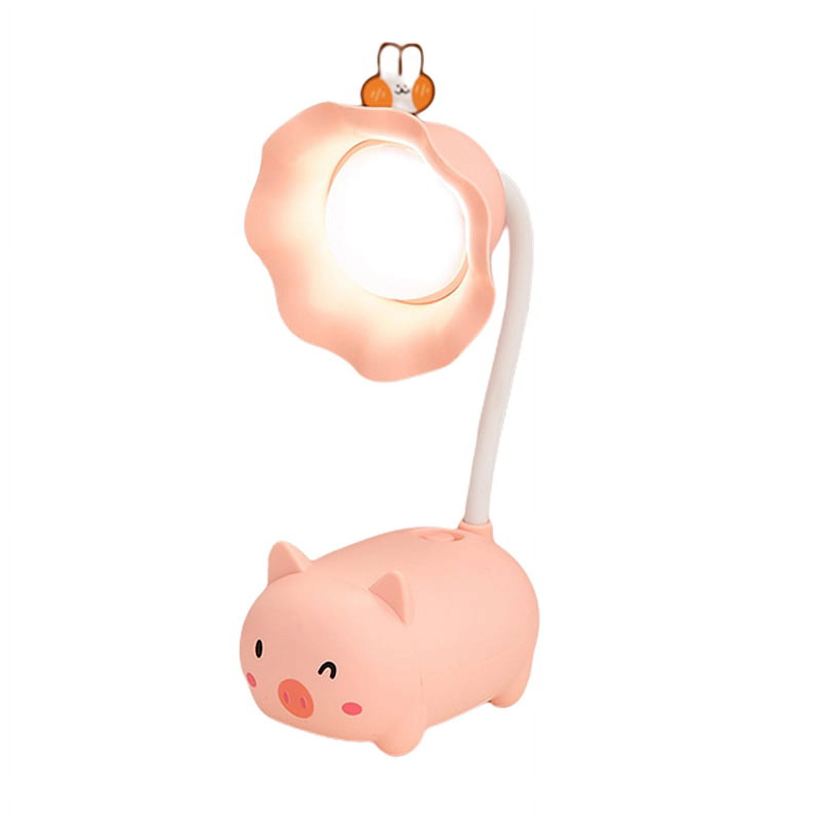 Kids Cartoon Desk Lamp LED Charging Folding Table Lamps for Reading ...