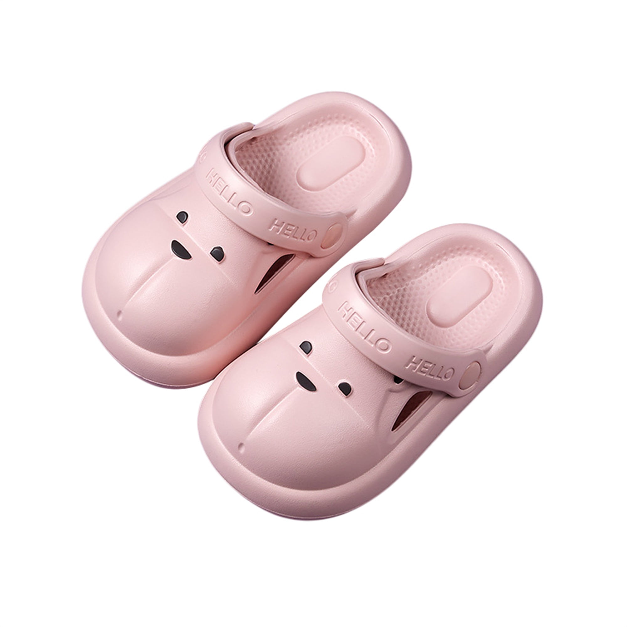 Kids Cartoon Slides, Bear Sandals Pool Slippers with Thick Sole ...
