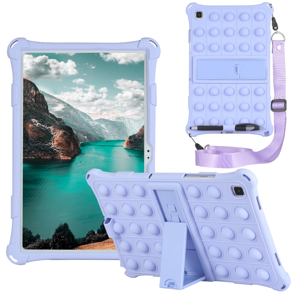 Kids Case For Samsung Galaxy Tab A7 SM T500 T505 Silicone Child Stand ...