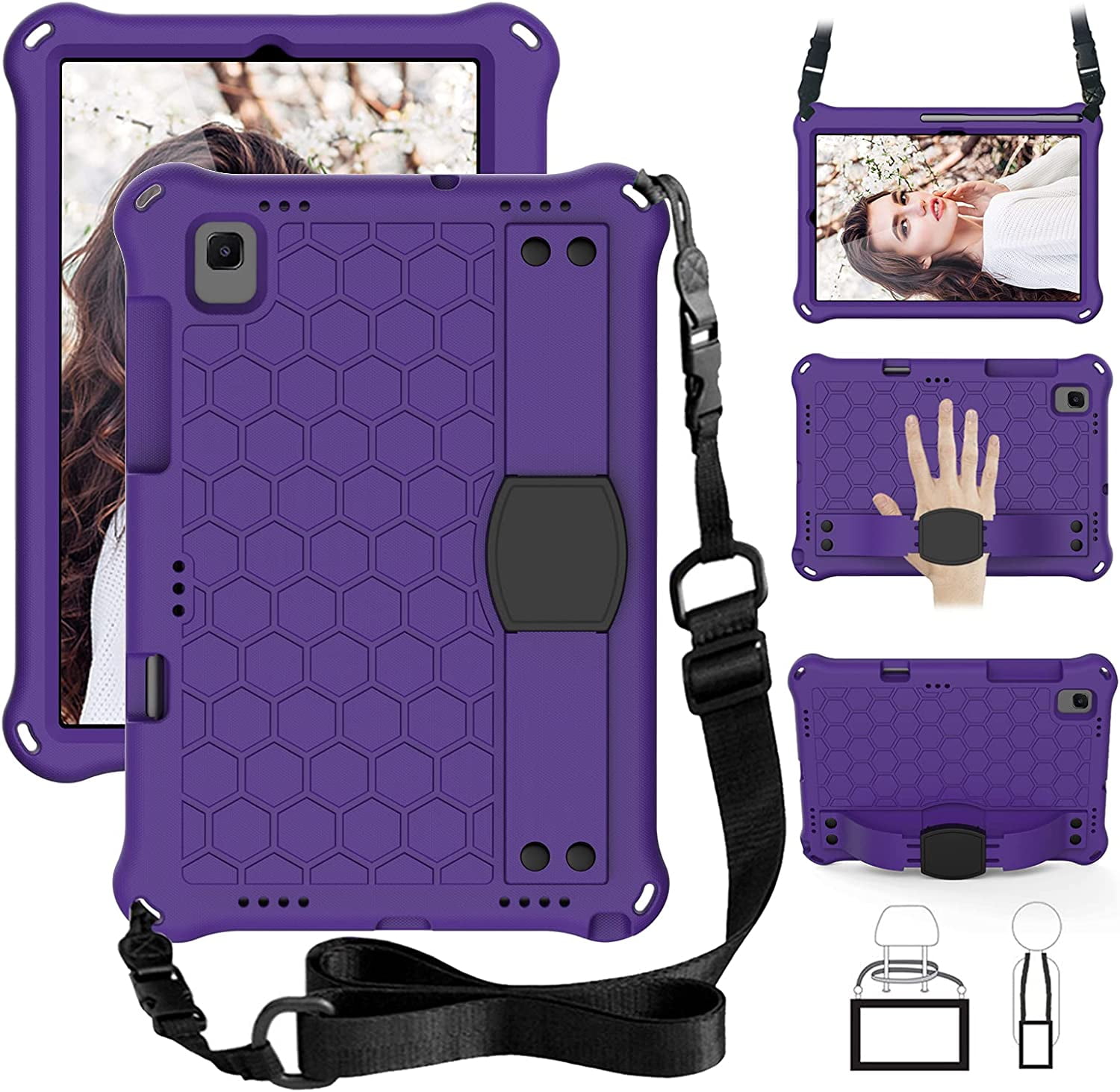 Kids Case for Galaxy Tab A7 Lite Case, 8.7 Inch Tablet Cases 2021, Kids ...