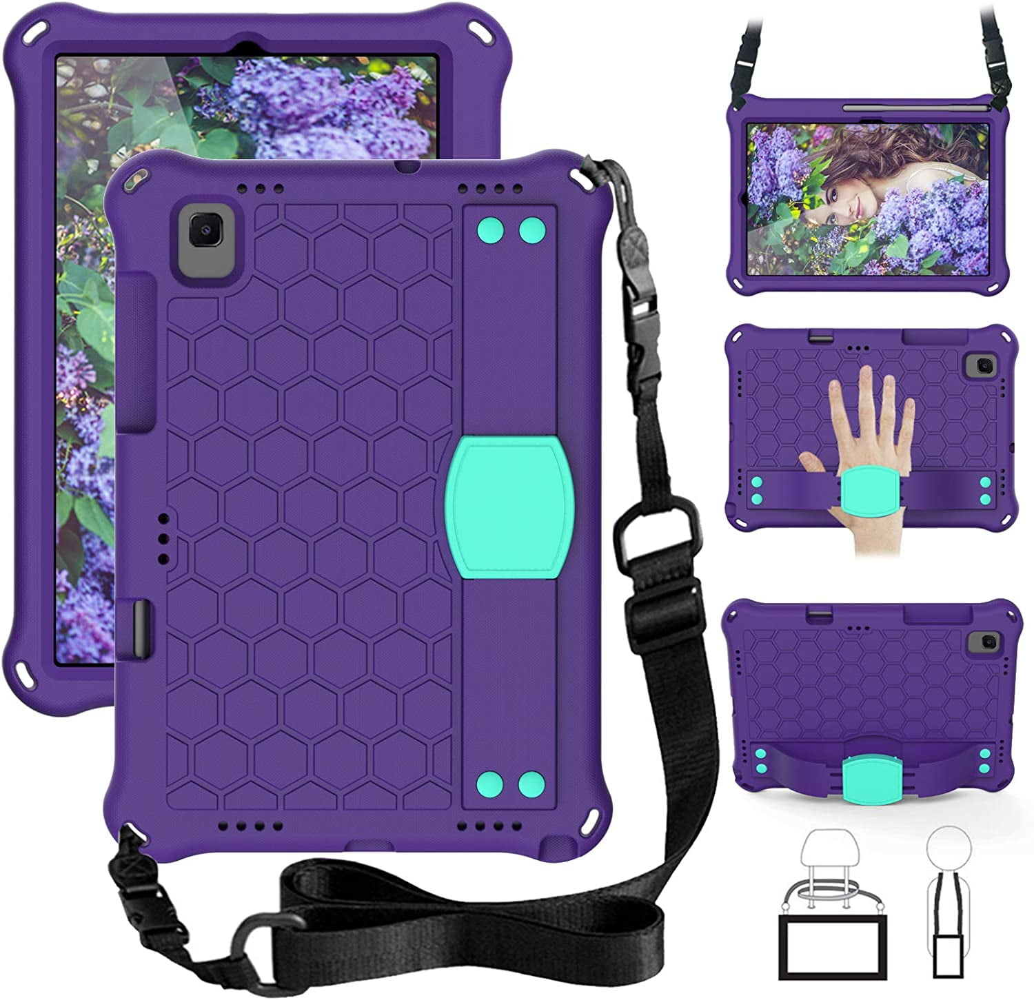 Kids Case for Galaxy Tab A7 Lite Case, 8.7 Inch Tablet Cases 2021, Kids ...