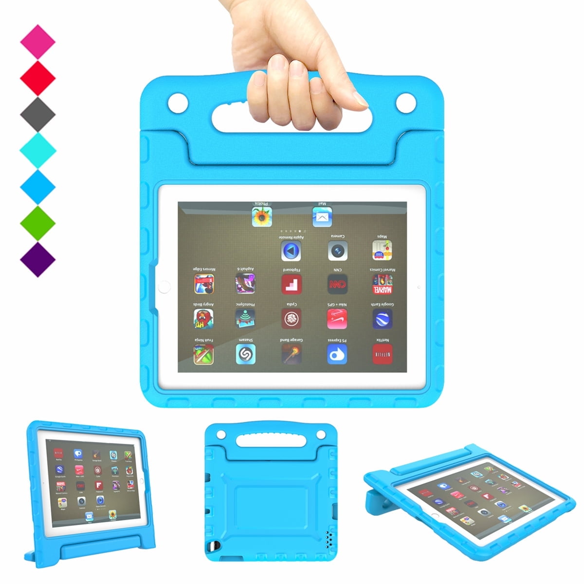 Apple Kids Friendly Case for iPad 2/3/4 - Lightweight, Shock Proof with ...