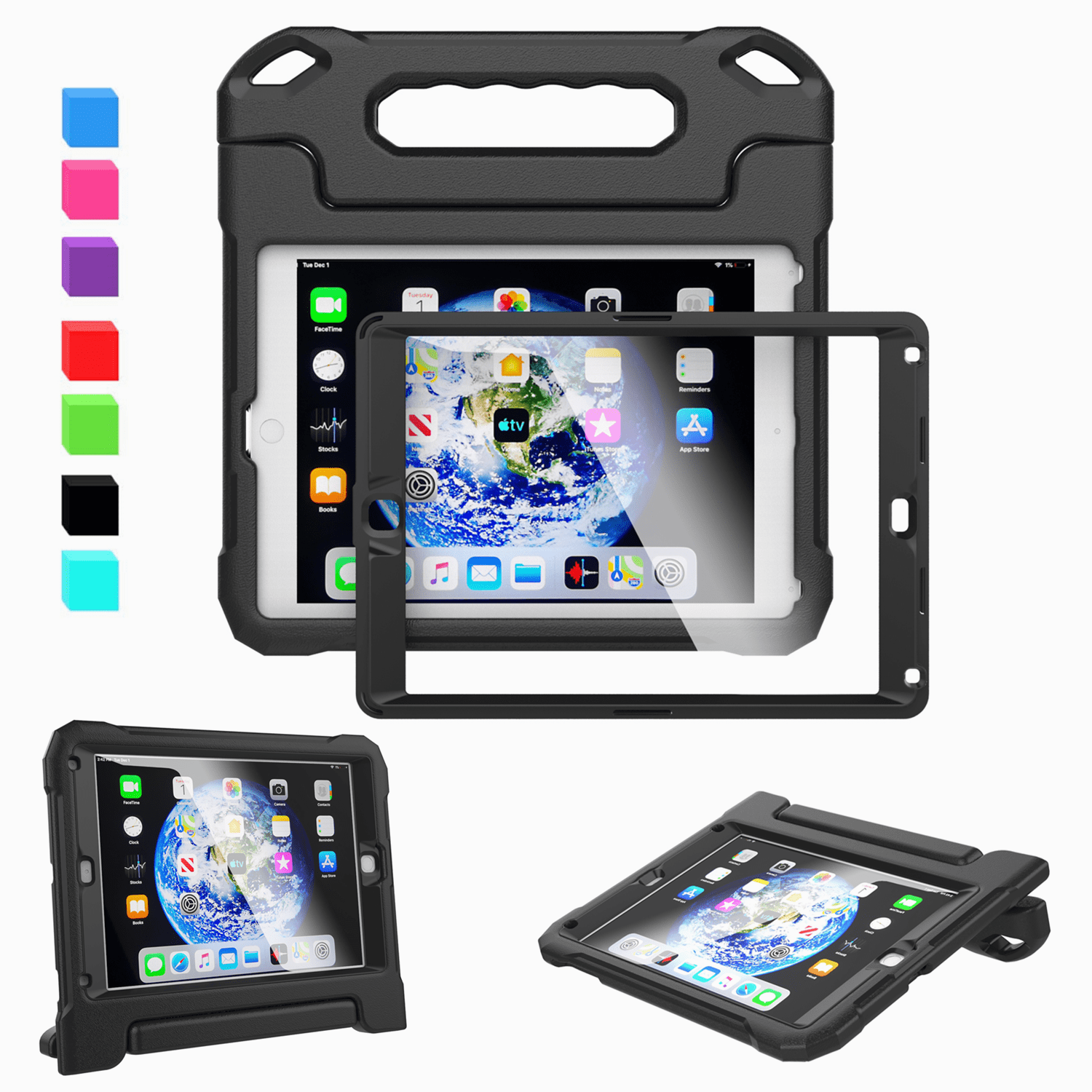Apple Kids Case for iPad 9.7-inch 2018/2017, Air & Air 2 with Built-in ...