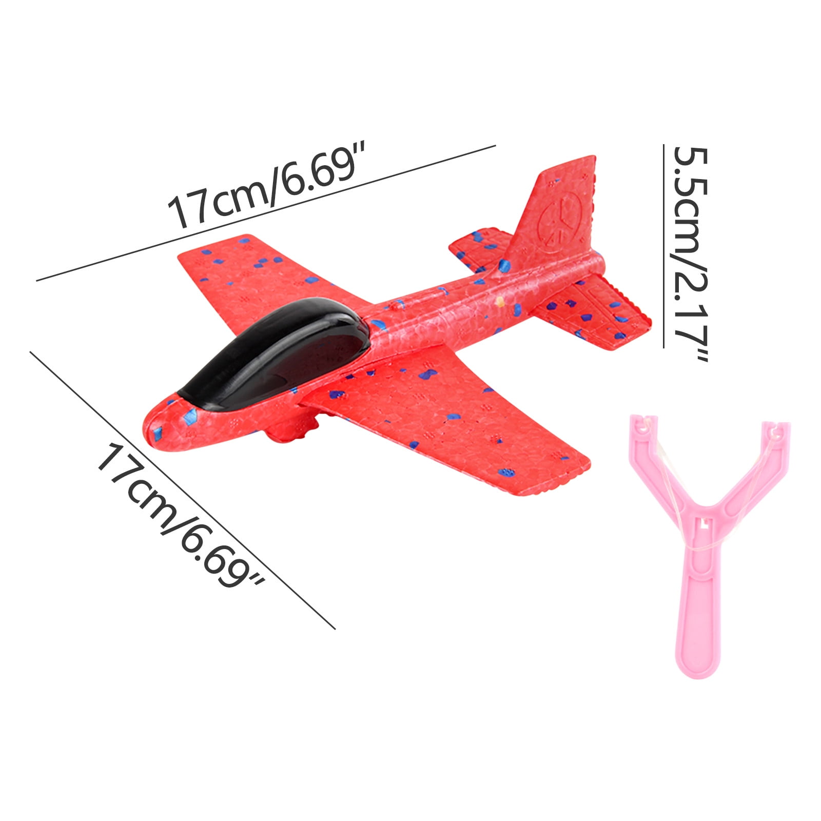 Kids Catapult Foam Airplane Set Outdoor Throwing Airplane Toy Leisure ...