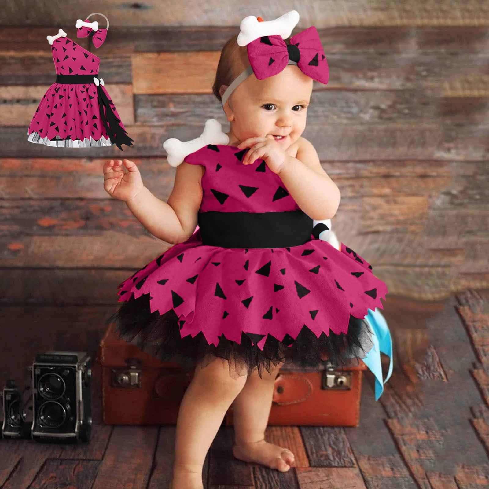 Kids Caveman Dog Bones Historical Stone Age Kids Halloween Outfit Dress ...