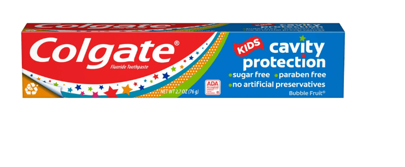Kids Cavity Protection Toothpaste, Bubble Fruit, 2.7 oz Tube Colgate ...