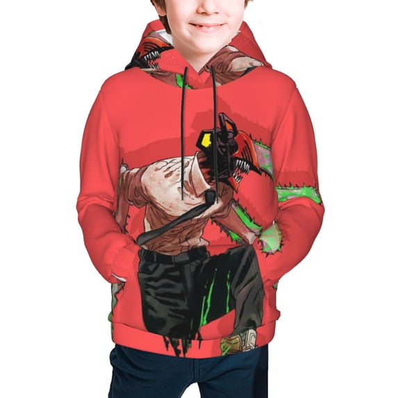 Kids Chai-Nsa,W Anime Men Pullover Hoodie With Pocket 3d Printed ...