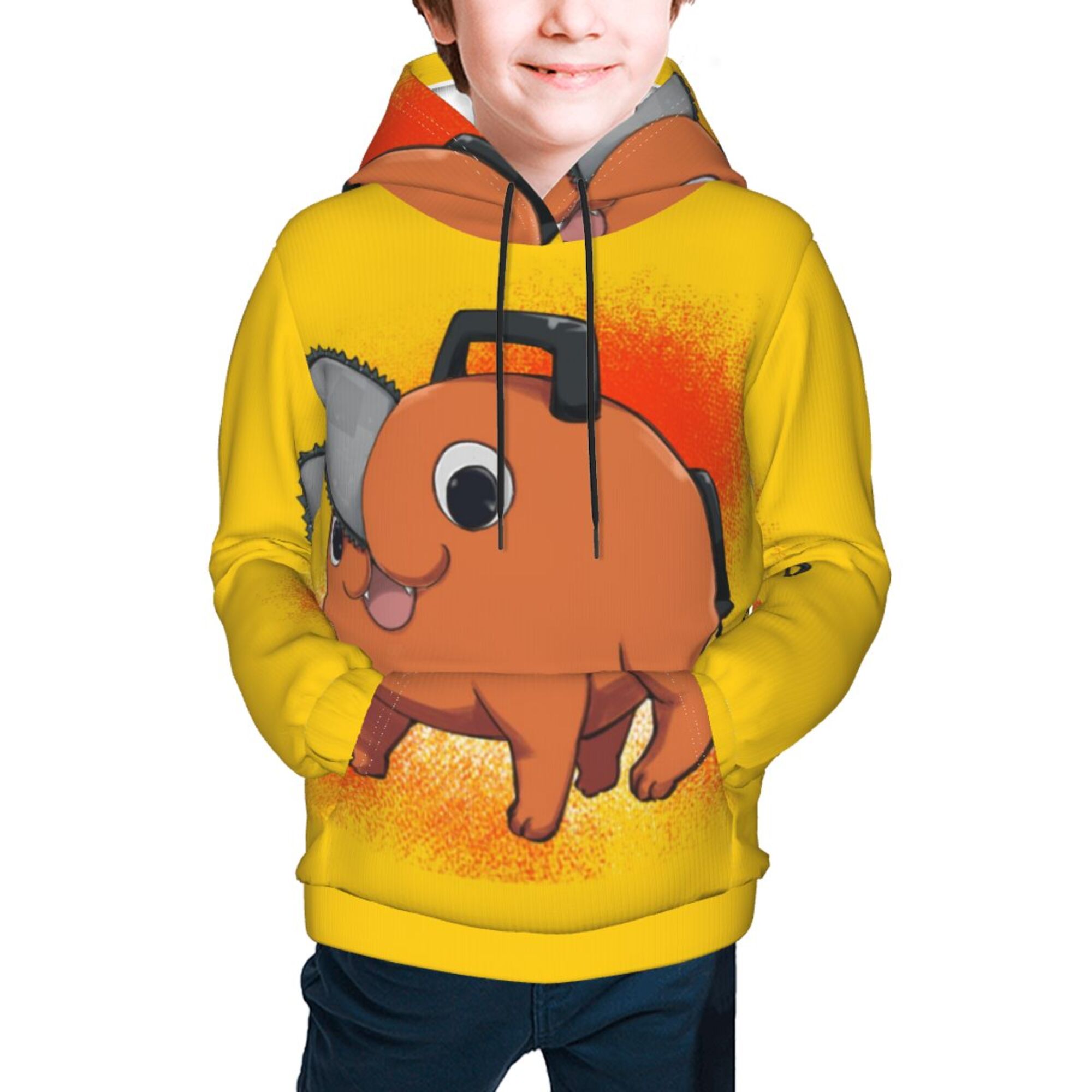 Kids Chai-Nsa,W Anime Men Pullover Hoodie With Pocket 3d Printed ...