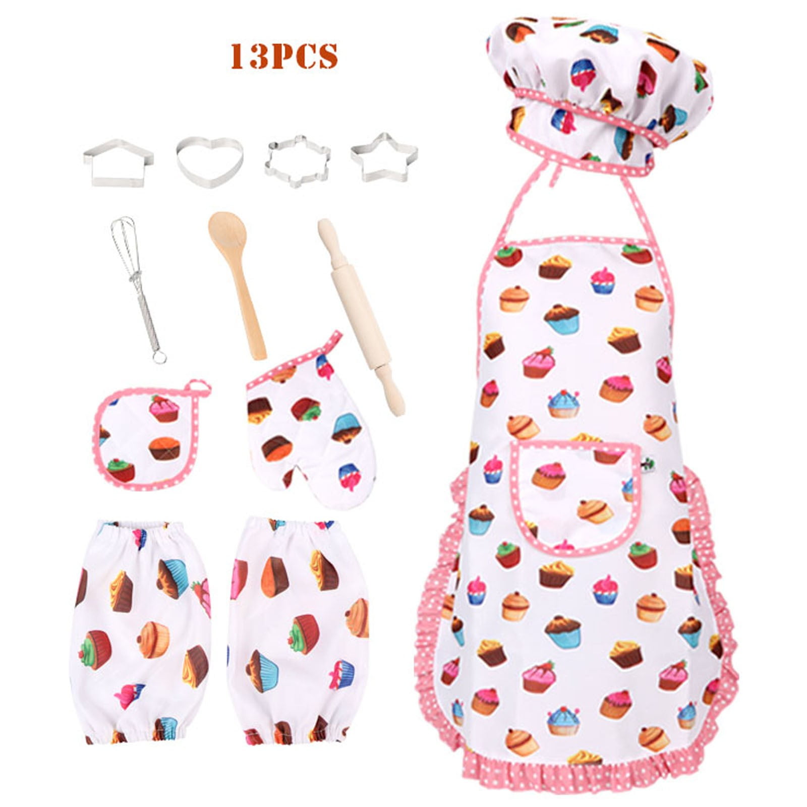 Kids Chef Set, Role Play Kitchen Toys for Toddlers Age 3+, Pretend Play ...