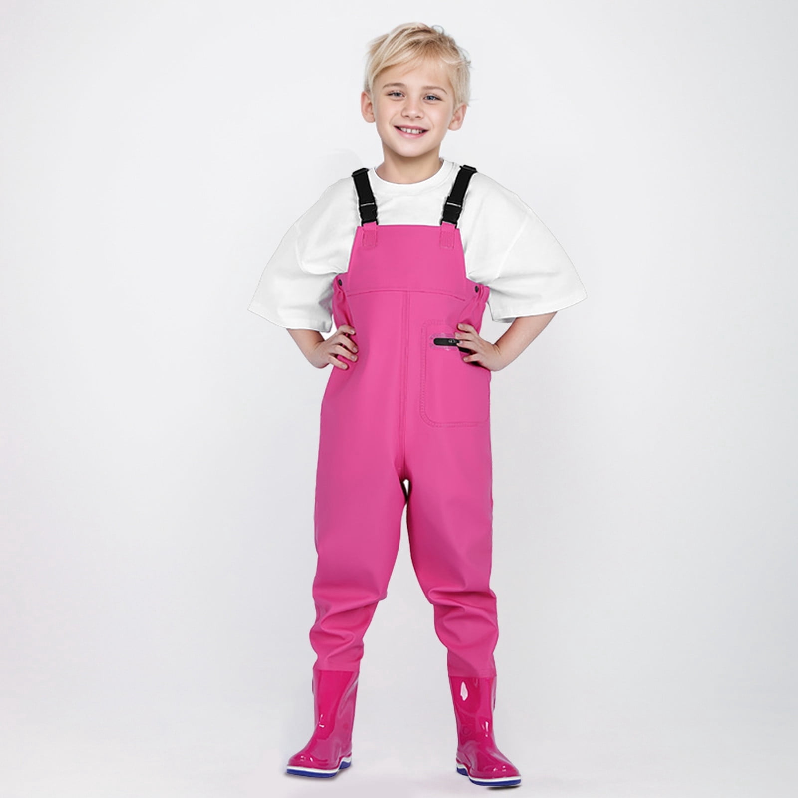 Kids Chest Waders For Boys Youth Fishing Waders With Boots Waterproof ...