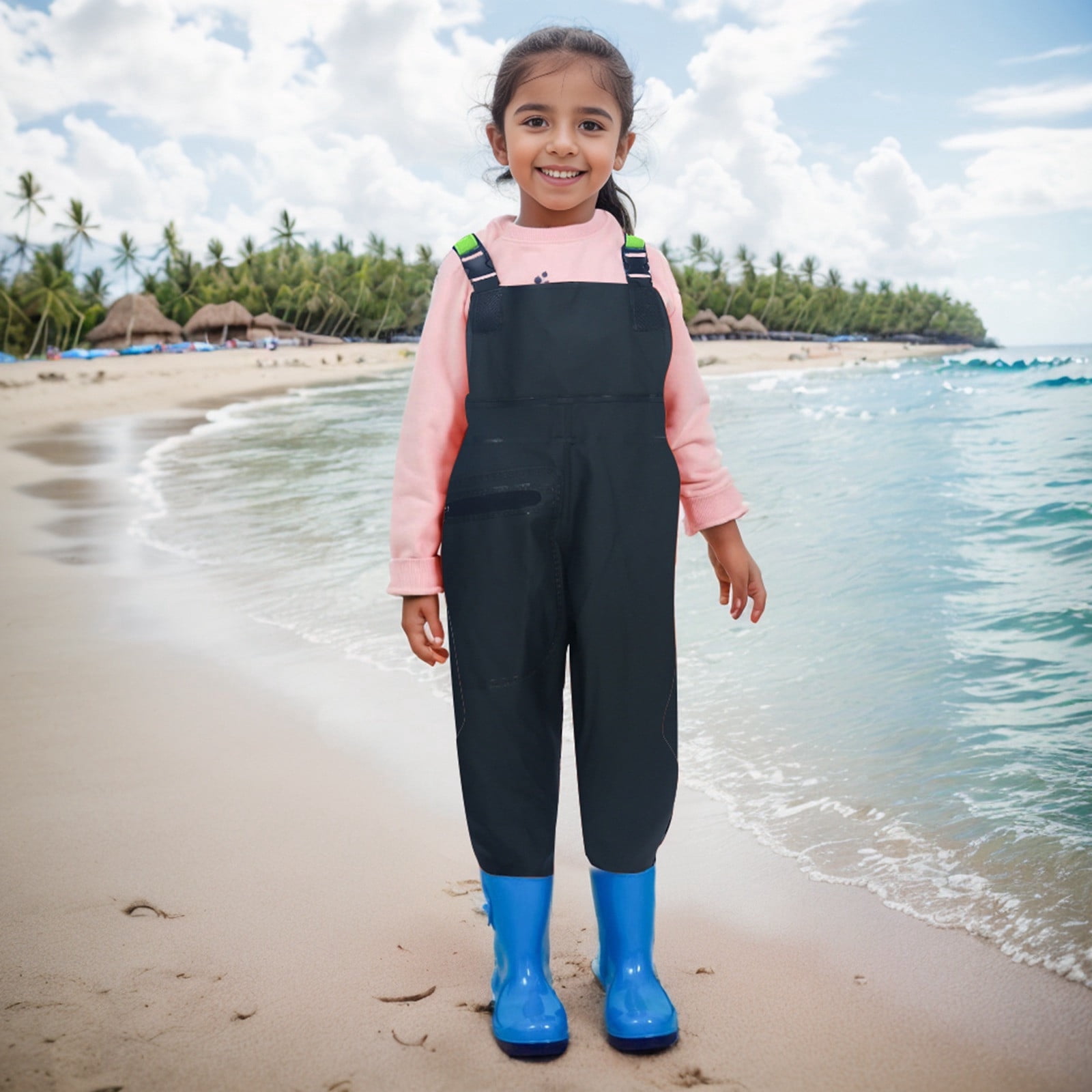 Kids Chest Waders for Boys Girls Youth Fishing Waders Water Proof ...