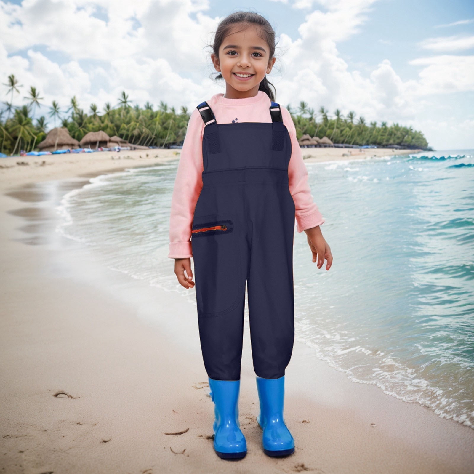 Kids Chest Waders for Girls Boys Youth Fishing Waders Water Proof Chest ...