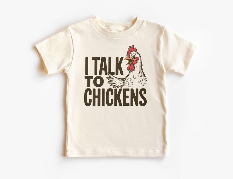 Kids Chicken Lover Shirt - I Talk To Chickens Backyard Urban Farmer ...