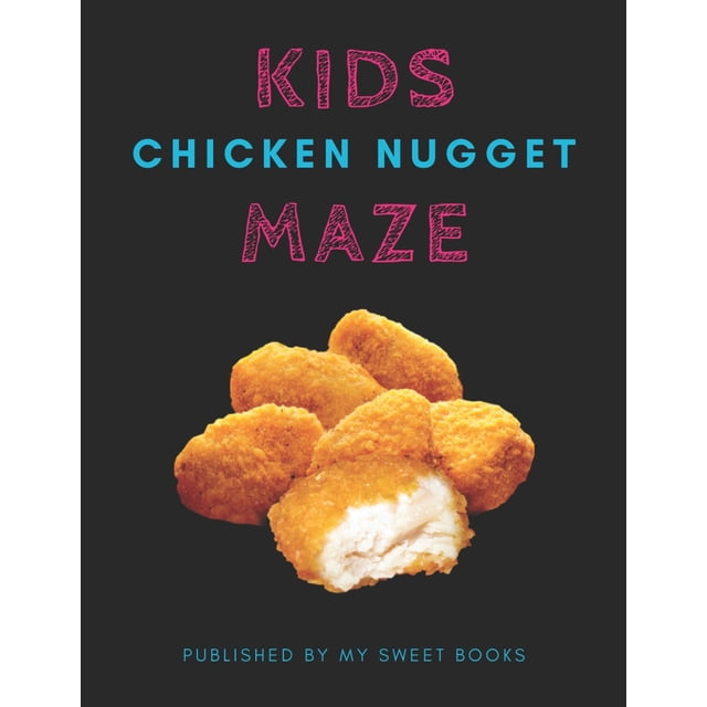 Kids Chicken Nugget Mazes: Maze Activity Book for Kids Great for ...