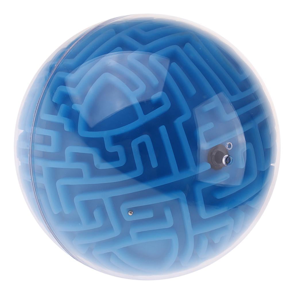 Kids Children Christmas Gift 3D Maze Ball Mind Training Toy Blue ...