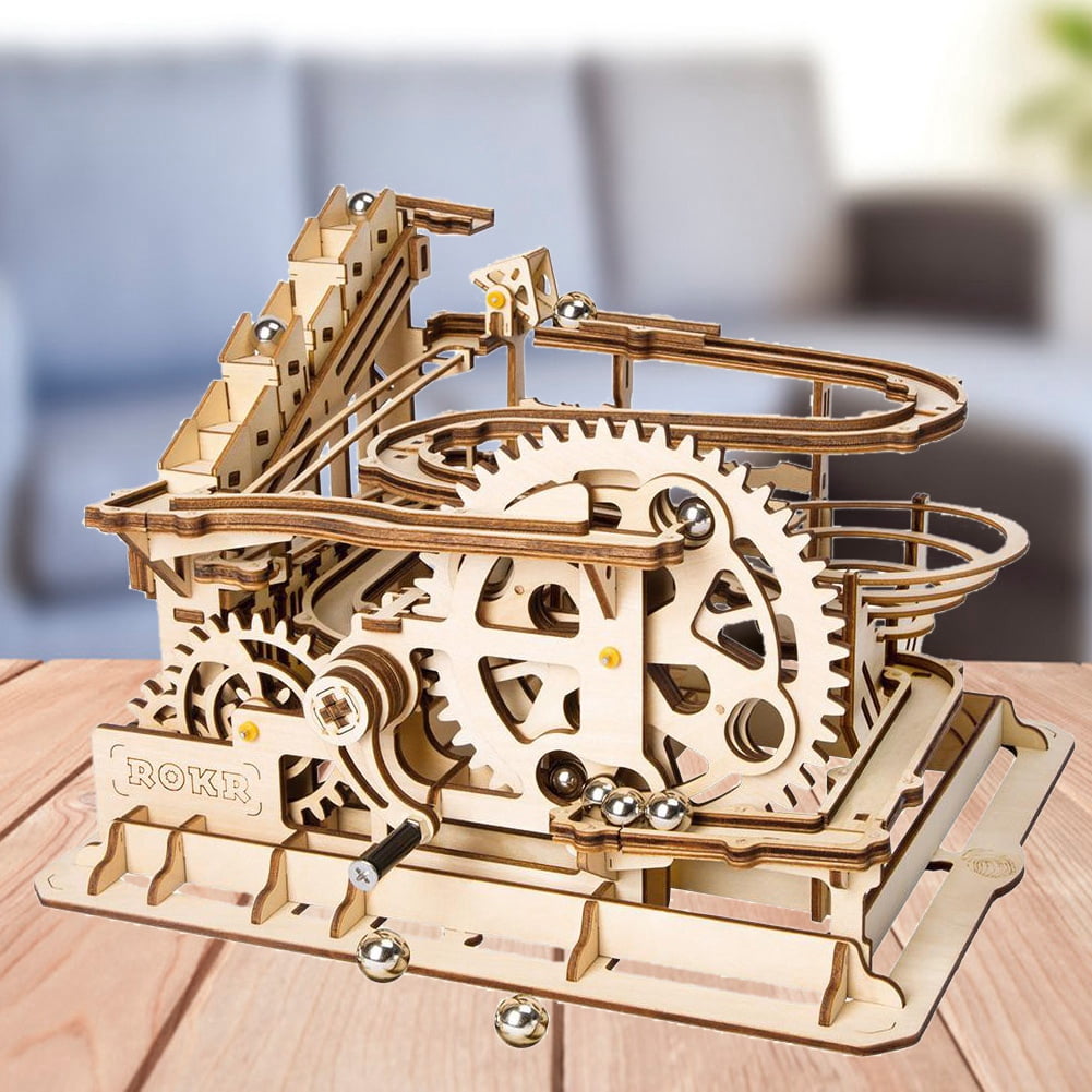 Kids Children DIY Roller Coaster Model Physical Experiment Toy Home ...