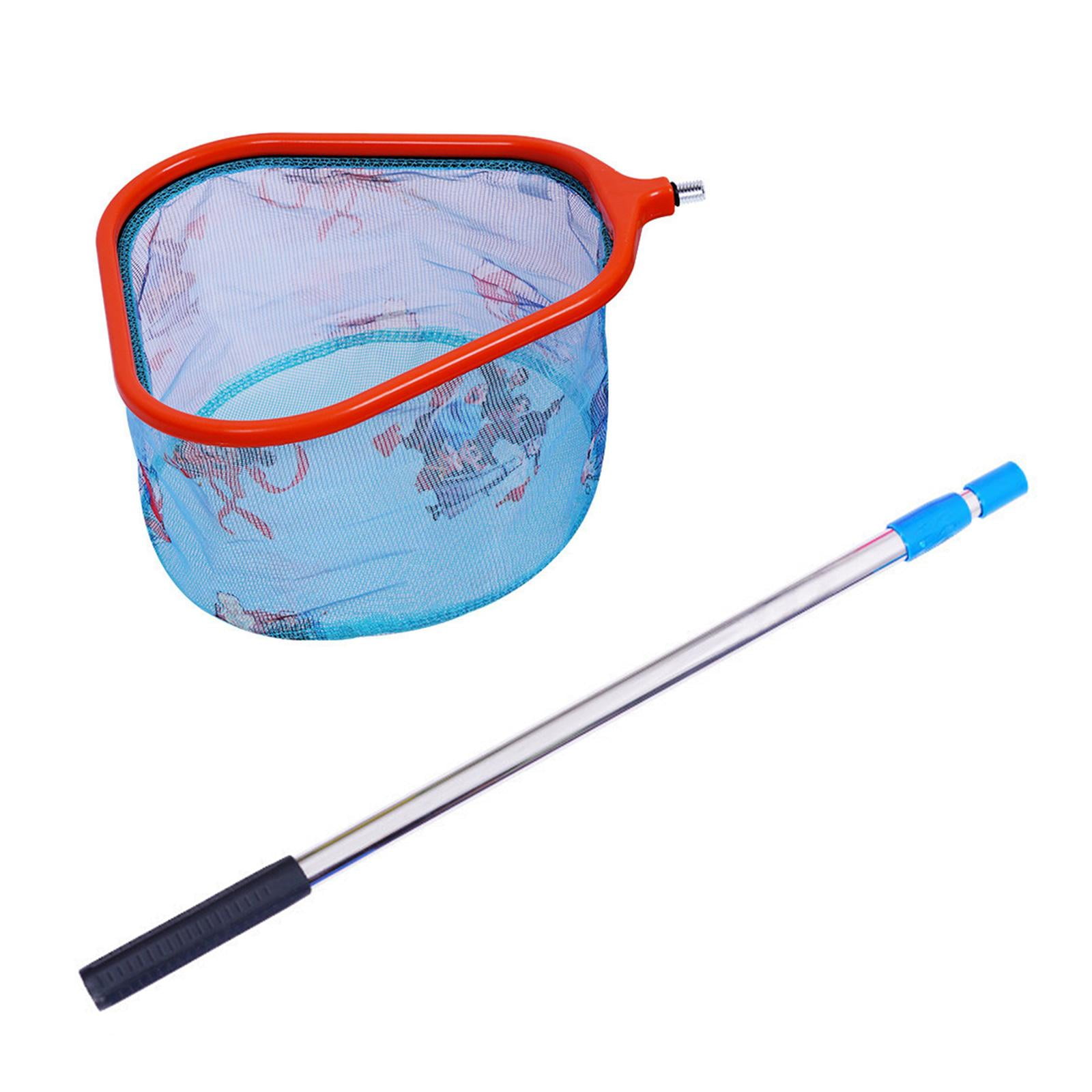 Kids Children Fishing Net Telescopic Stainless Rod Handle Portable ...