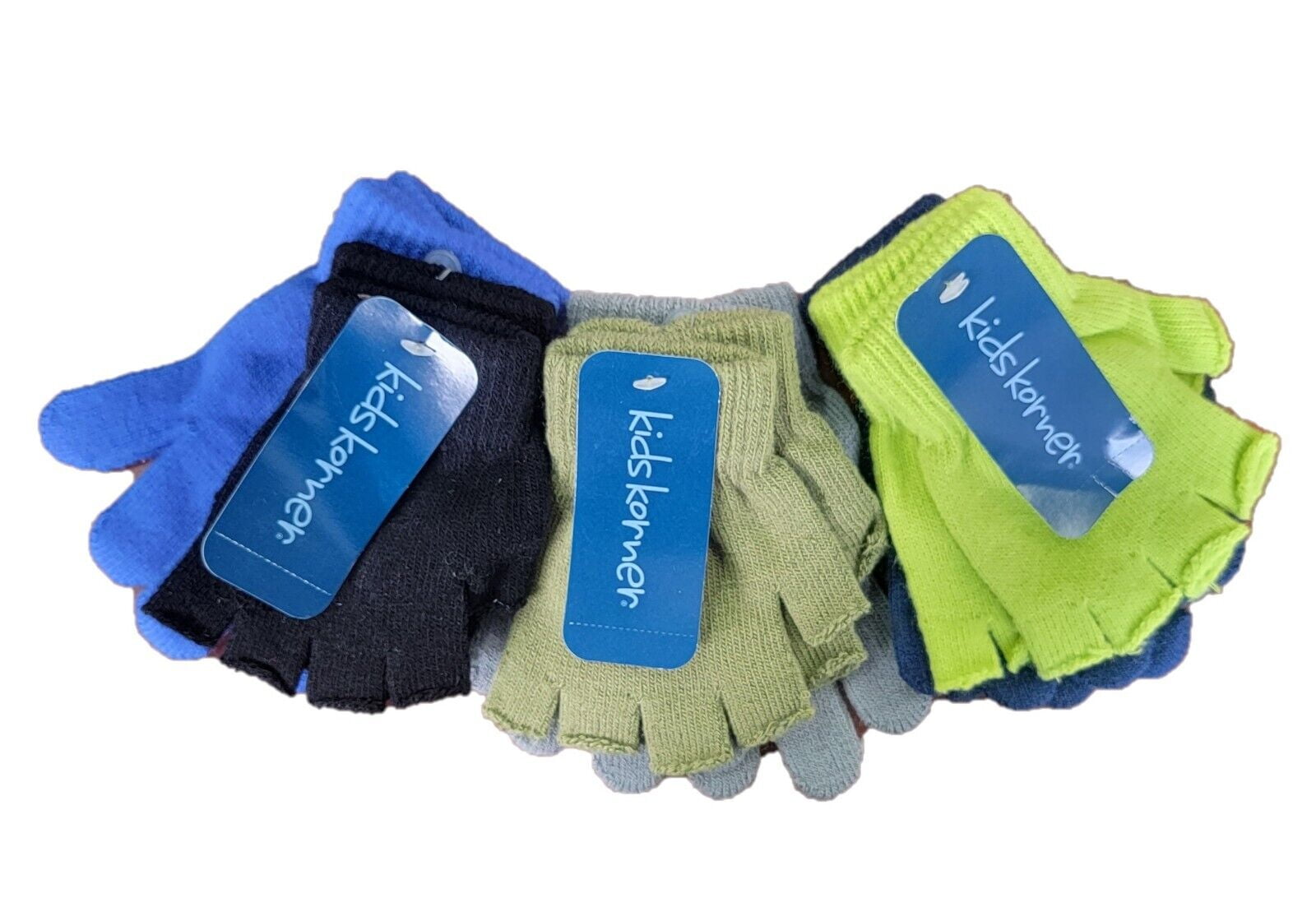 Kids Childrens Winter Stretch Magic Gloves Childrens Boy's 6-Pack ...