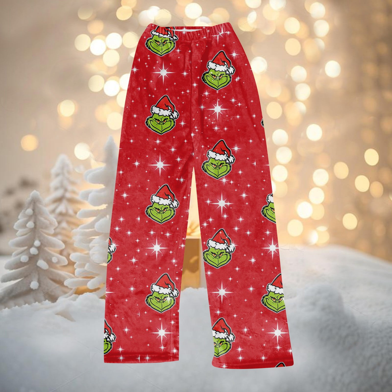 Kids Christmas Pajama Pants Funny Holiday Elastic Waist Relaxed Fit ...