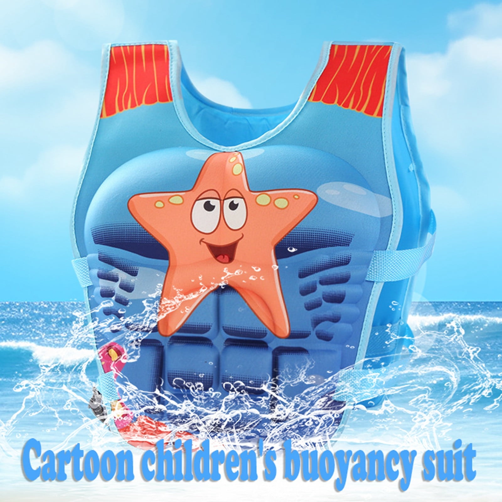 Kids Classic Life Vest, Approved Type III Life Jacket for Kids Weighing ...