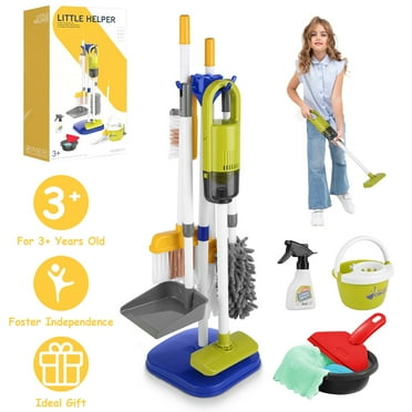 Dcenta Kids Cleaning Set, Pretend Play Toys for girls 3-6 years Toy ...