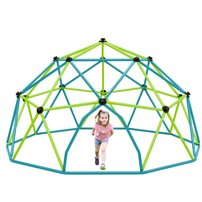 Kids Climbing Dome Tower - 13 ft Jungle Gym Geometric Playground Dome ...