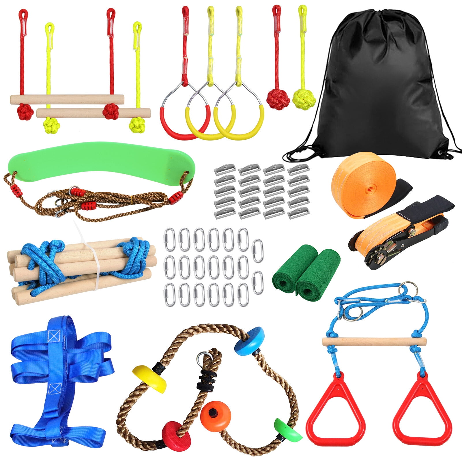 Kids Climbing Obstacle Kit Children Line Hanging Obstacle Course ...