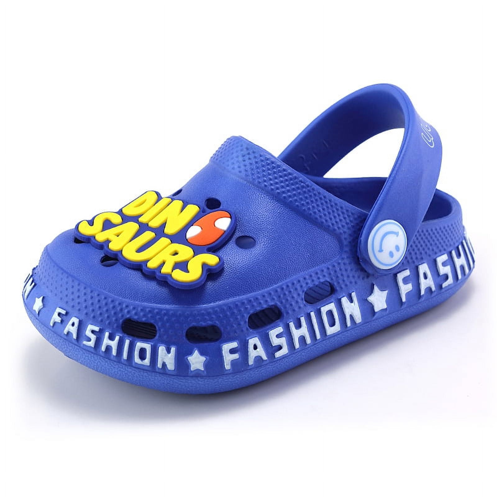 Kids Clog Shoes Cartoon Charm Garden Clogs for Kids Boys Girls Slip on ...