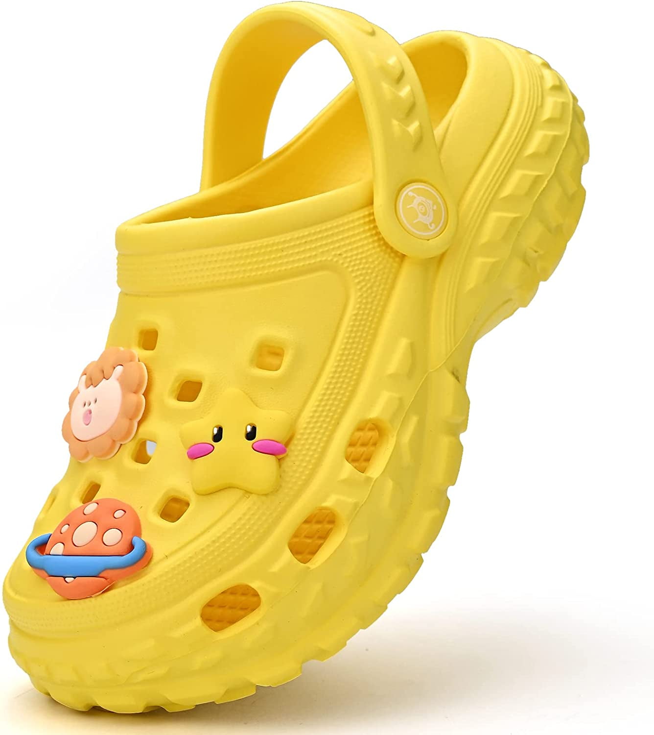 Kids Clogs Cartoon Boys Girls Garden Clogs Slip on Water Shoes Beach ...