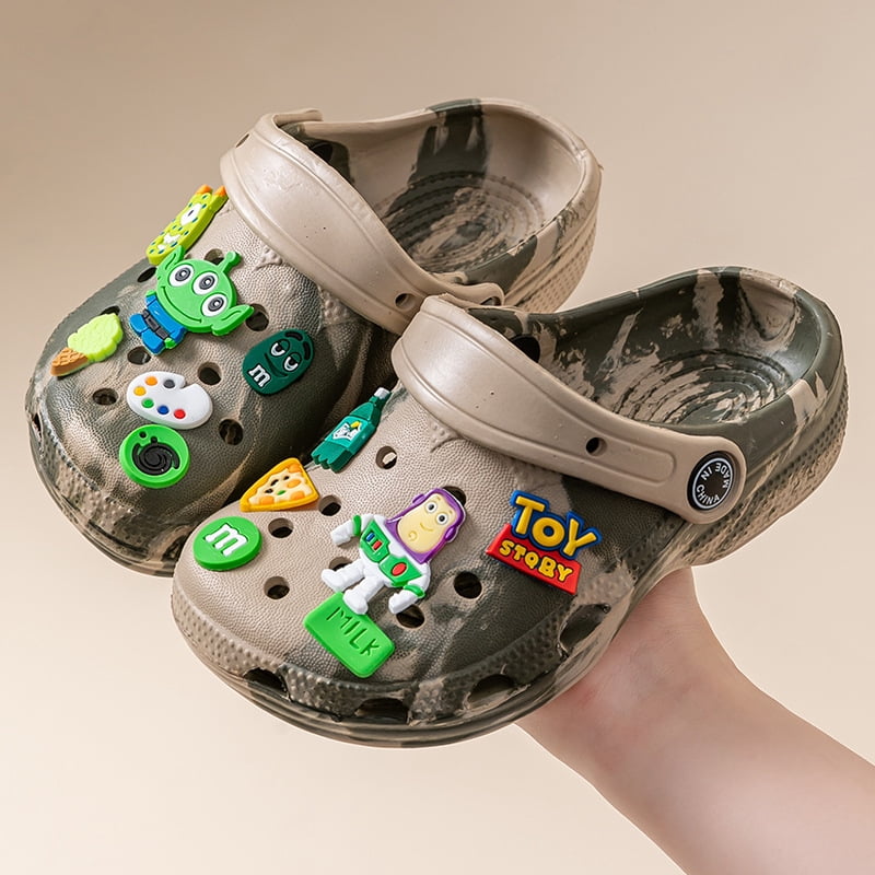 Kids Clogs Garden Shoes Girls Boys Lightweight Beach Pool Shower Slip ...