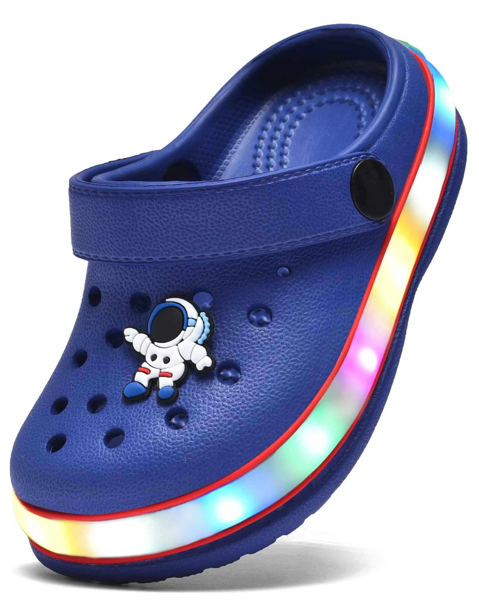 Kids' Clogs LED Garden Shoes Boys Girls Mules Light up Sandals Slip on ...