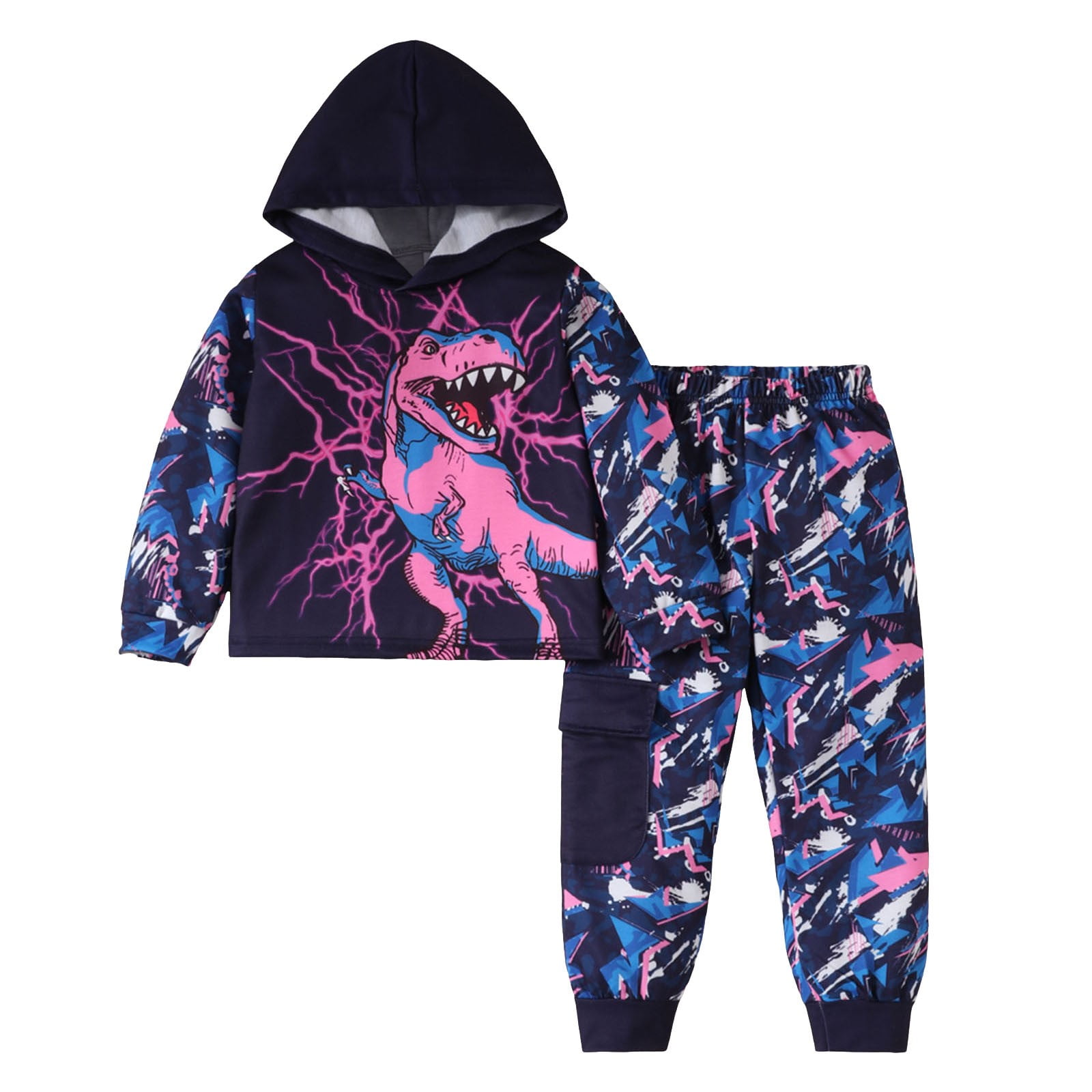 Kids Clothes Boys Boys 3T Clothes Toddler Boy Clothes Sets Fall Winter Outfits 3D Print Dinosaur ...