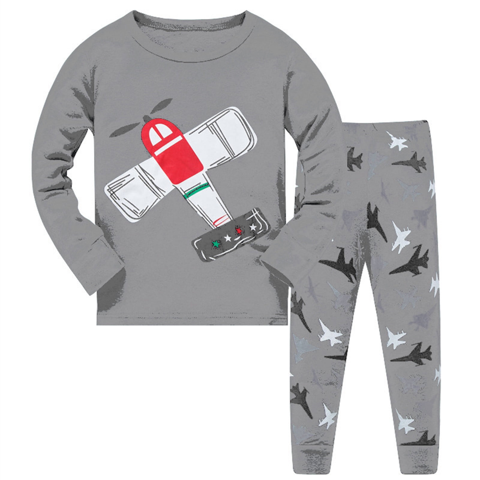 Kids Clothes Set Boy Kids Boys Pajamas Planet Kids 2 Piece Pj's Long ...