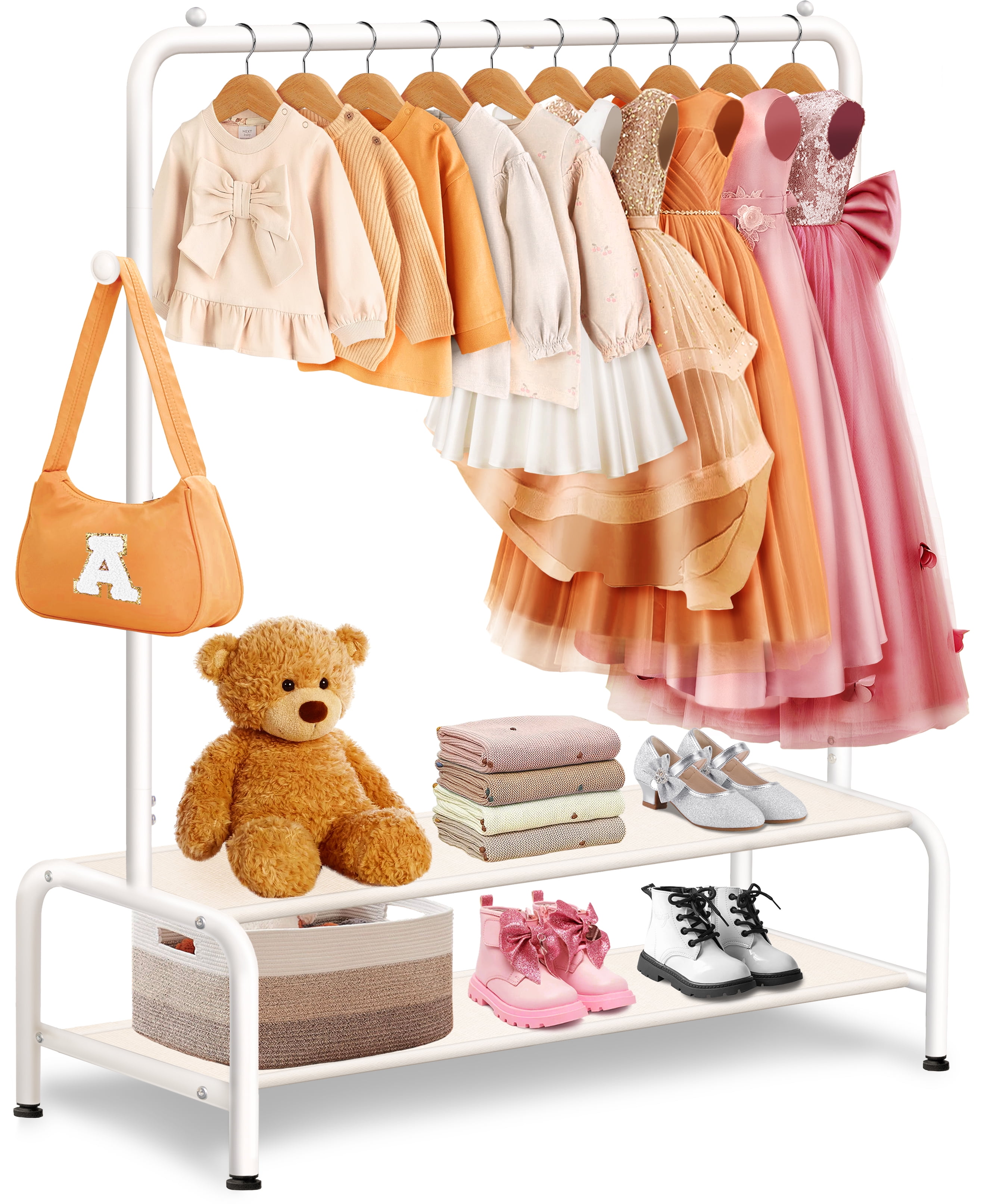 Kids Clothing Rack - Dress Up Clothes Rack - Baby Toddler Closet - Mini ...