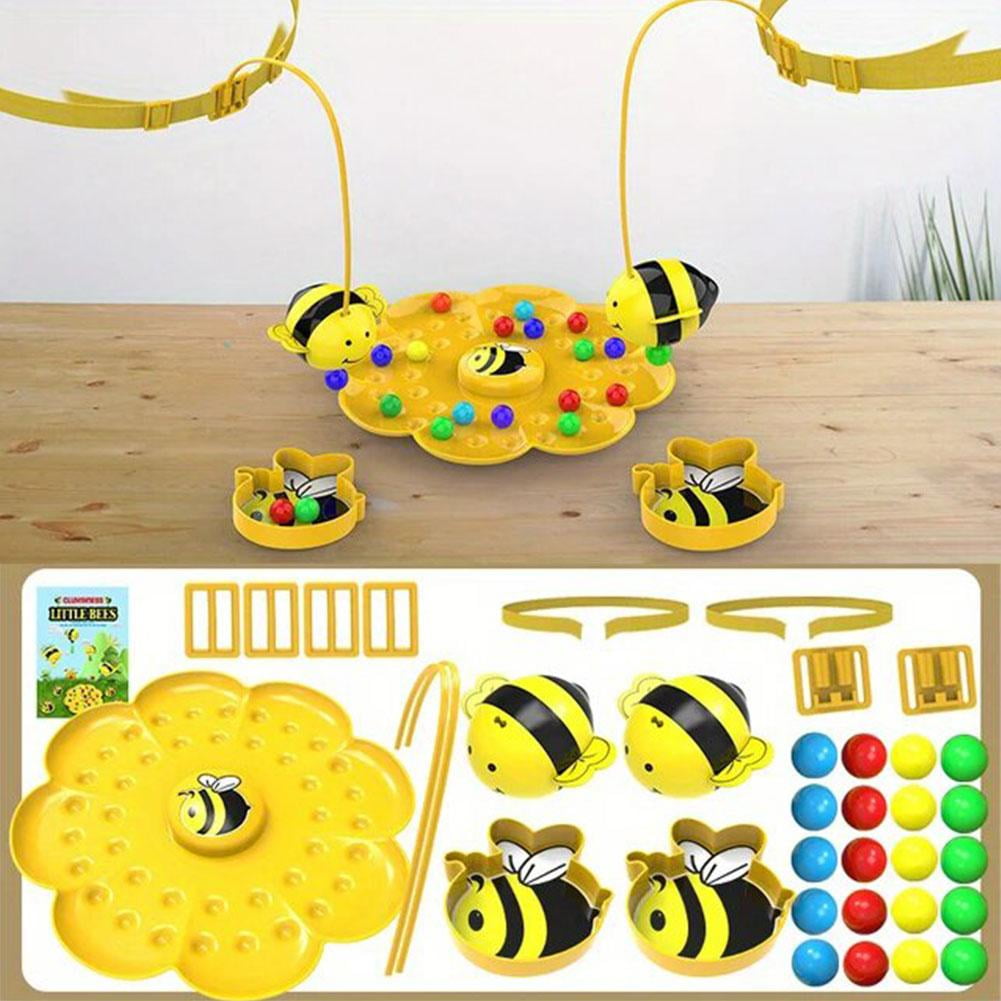 Kids Clumsy Little Bumblebee Board Game Bees Eating Puzzles Toy Fishing ...