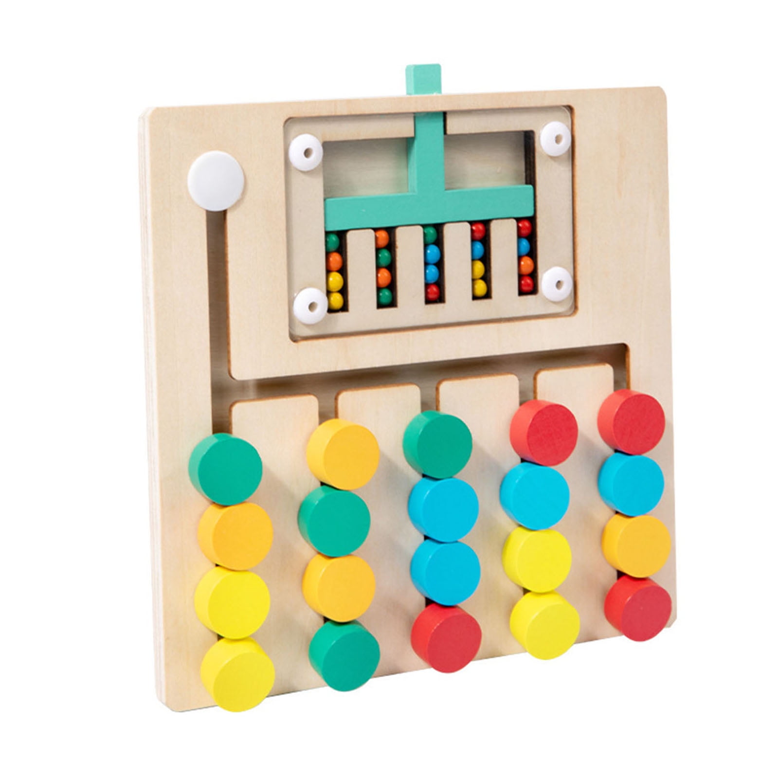 Kids Color Matching Puzzle Board Game 4/5 Colors Chess Fine Motor ...