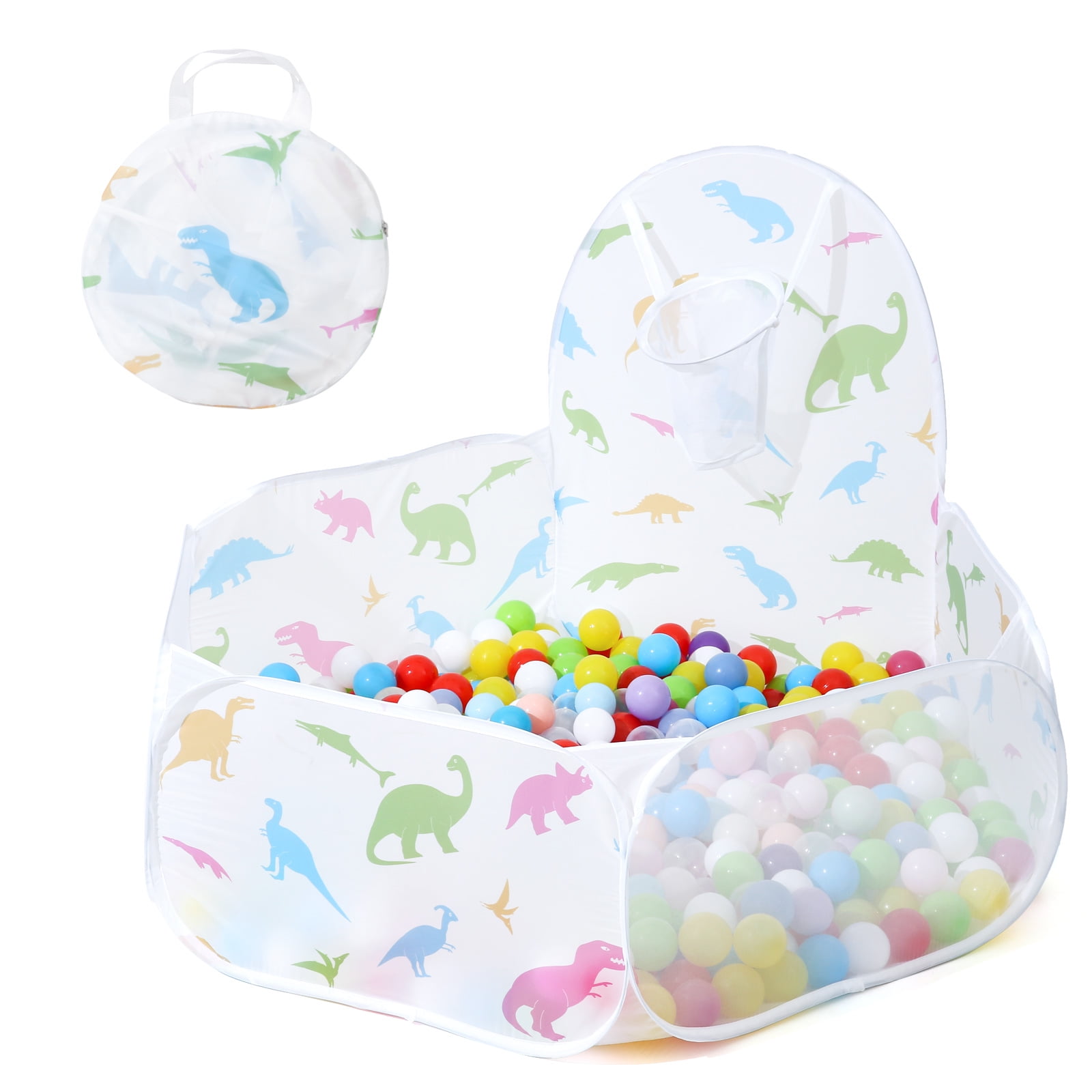 Kids Colorful Dinosaur Ball Pit Large Pop Up Childrens Ball Pits Tent ...