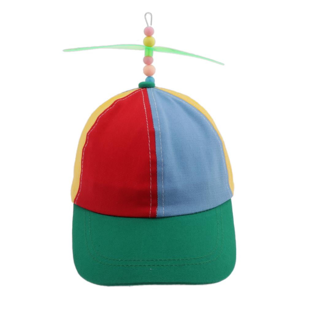 Kids Colorful Funny Baseball Hat Propeller Bamboo Sun Hat - Walmart.com