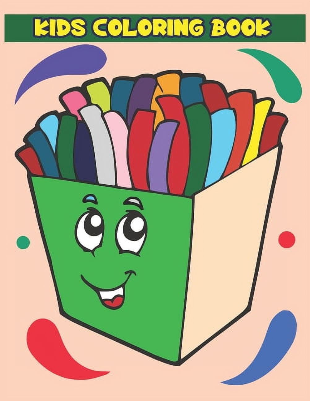 Kids Coloring Book: 50 Shoes, Crown, Cap, Clothes and etc coloring ...